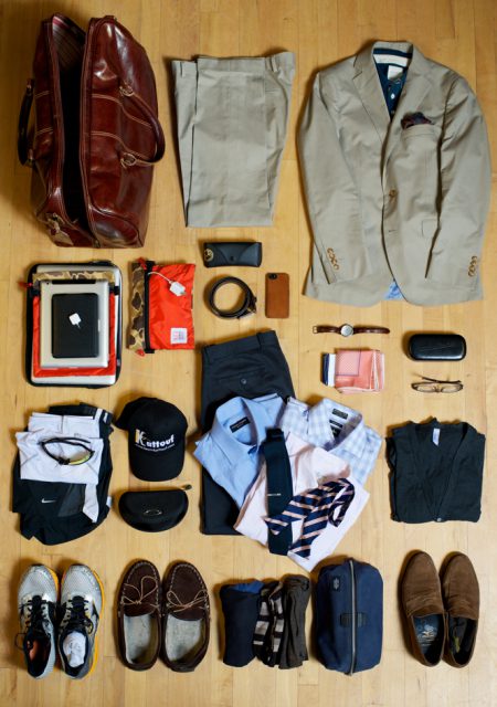 Light and Versatile Business Travel Packing | He Spoke Style