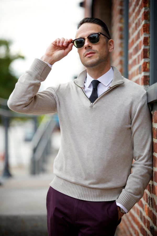 The Half Zip Sweater, Light Layers - He Spoke Style