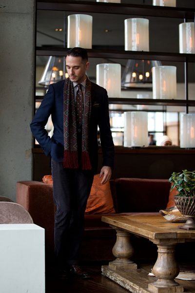 Silk Scarf Drape - Simple Classic Style - He Spoke Style
