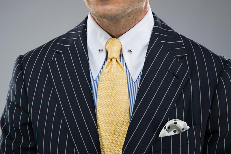 Style Defined Pin Collar Dress Shirts Collar Bars He Spoke Style