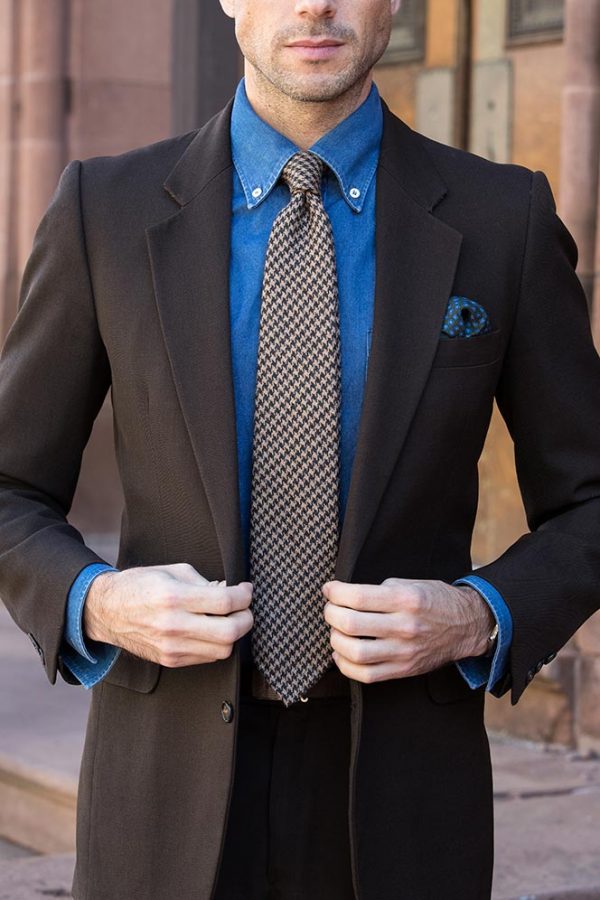 The "Dressed Down" Brown Suit | He Spoke Style