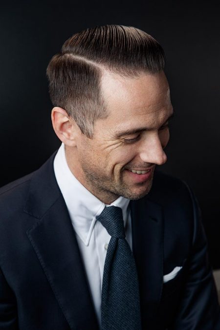 How To Do A Classic Side Part Hairstyle - He Spoke Style