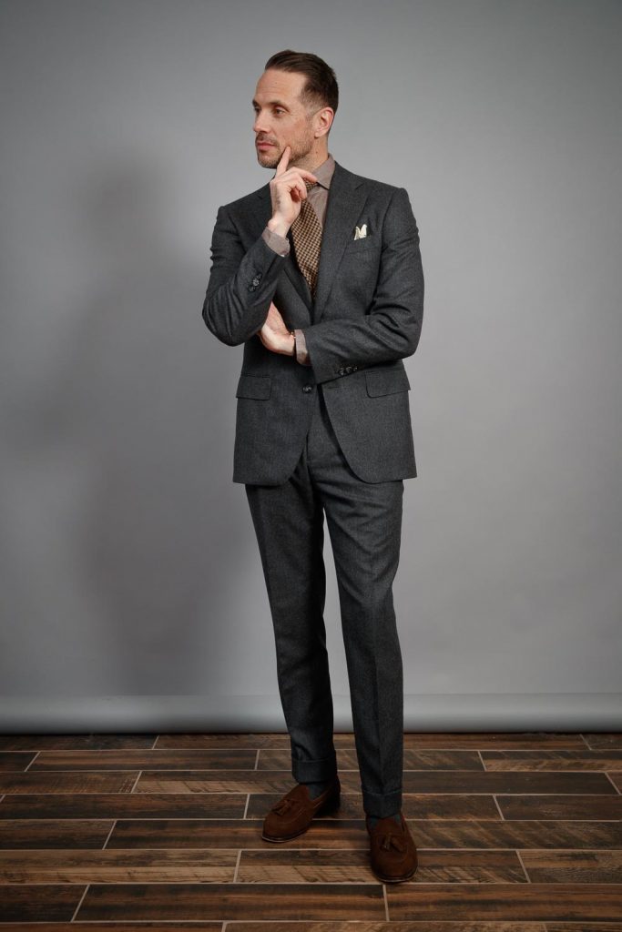 How To Style The Iconic Grey Flannel Suit | He Spoke Style