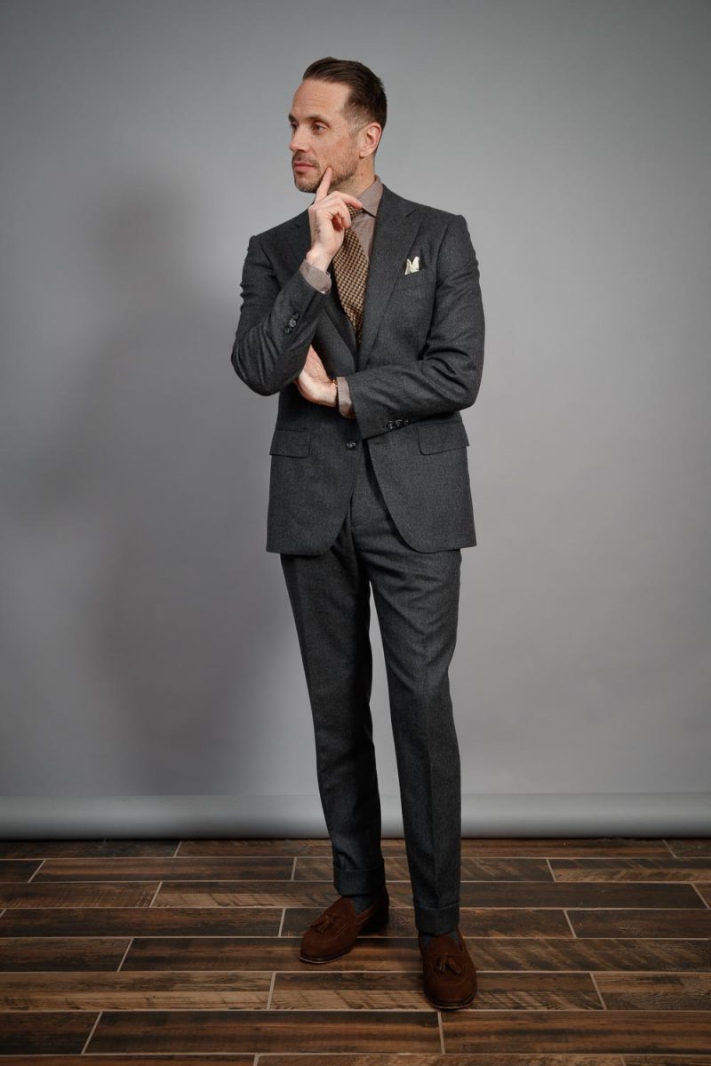 How To Style The Iconic Grey Flannel Suit | He Spoke Style