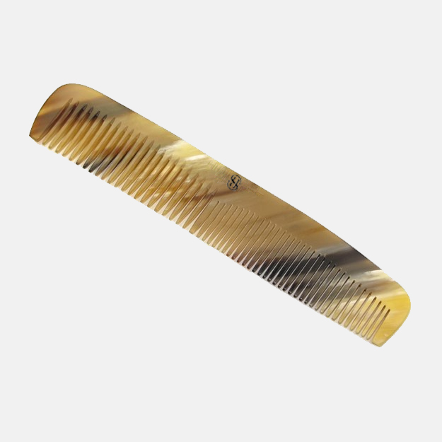 7" Double Tooth Oxhorn Dressing Comb | He Spoke Style
