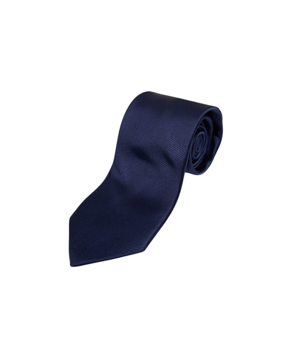 Royal Blue Imperial Twill Silk Necktie | He Spoke Style