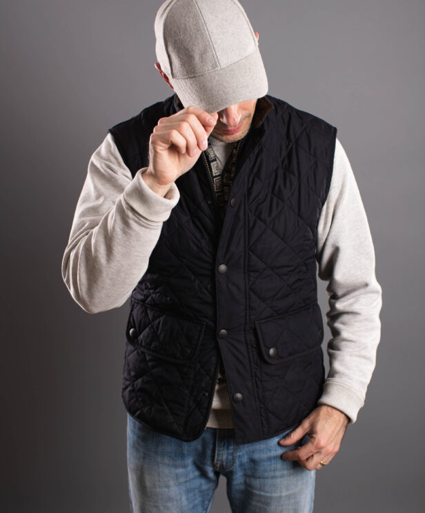 Barbour Vest with Light Wash Jeans | He Spoke Style