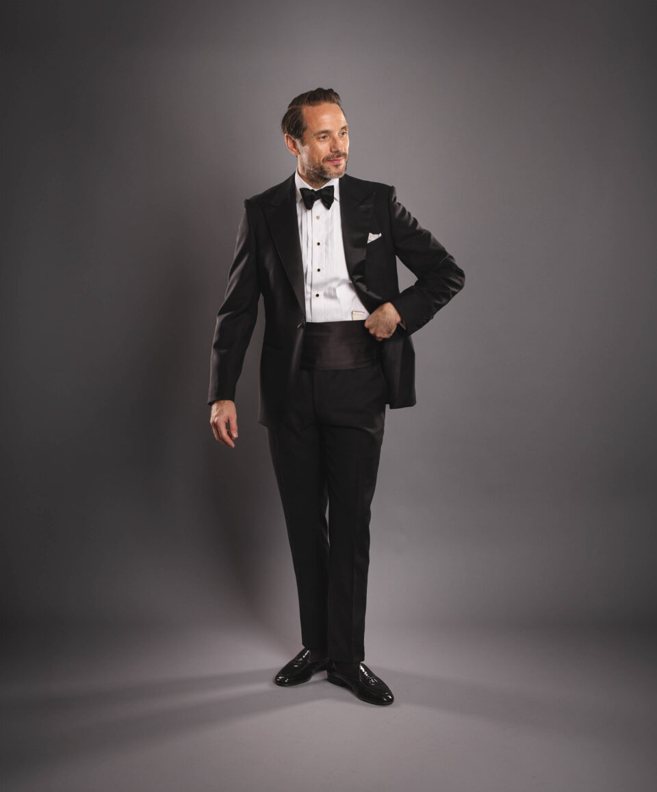 Classic Black Tuxedo Pants | Custom-Tailored Formalwear