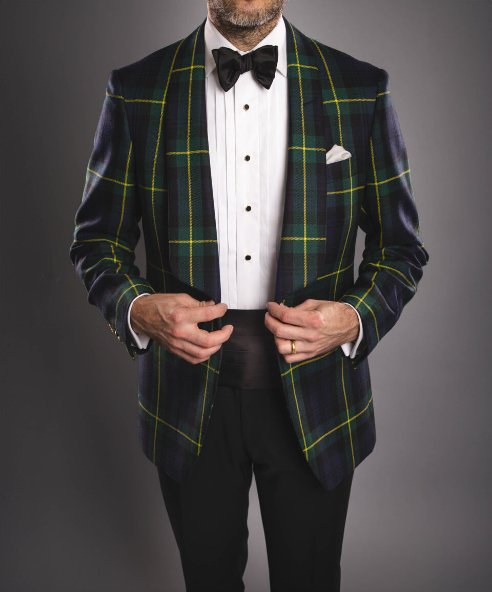 Gordon Tartan Plaid Dinner Jacket | Custom-Tailored Formalwear