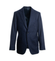 Navy Blue Flannel Suit | He Spoke Style