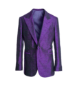 Purple Dupioni Silk Dinner Jacket | Custom-Tailored Formalwear
