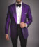 Purple Dupioni Silk Dinner Jacket | Custom-Tailored Formalwear
