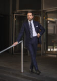 Navy Blue Flannel Suit | Custom-Tailored | He Spoke Style