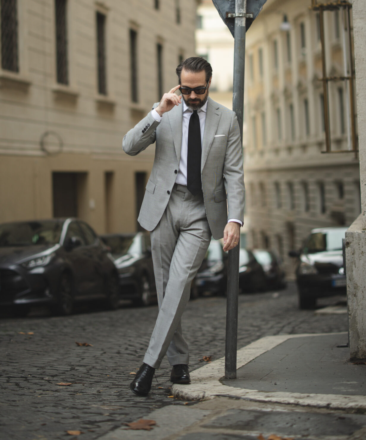 Black and White Puppytooth Suit: Houndstooth’s Little Brother | He ...