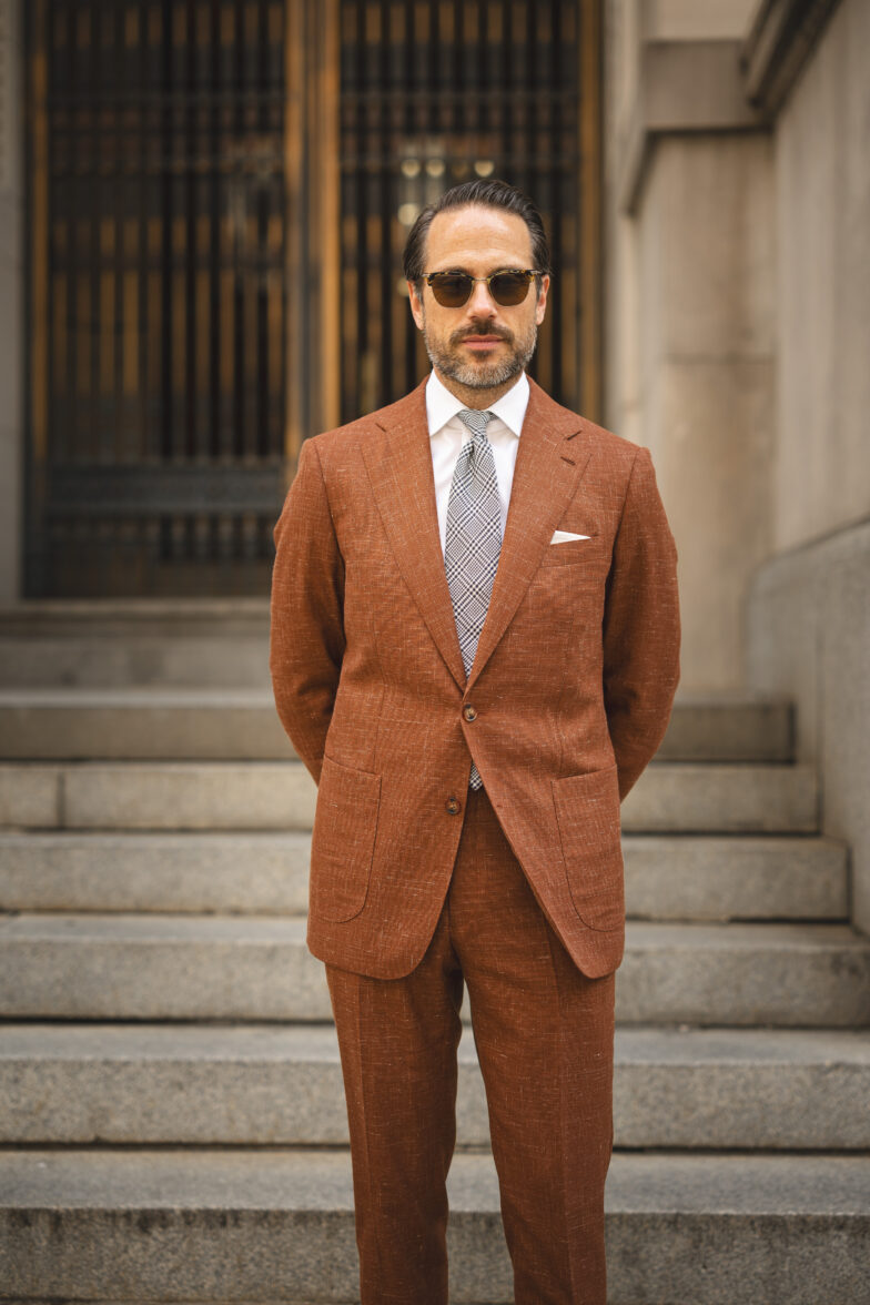 Terracotta Suit For A Wedding: The Trendsetting Groom | He Spoke Style