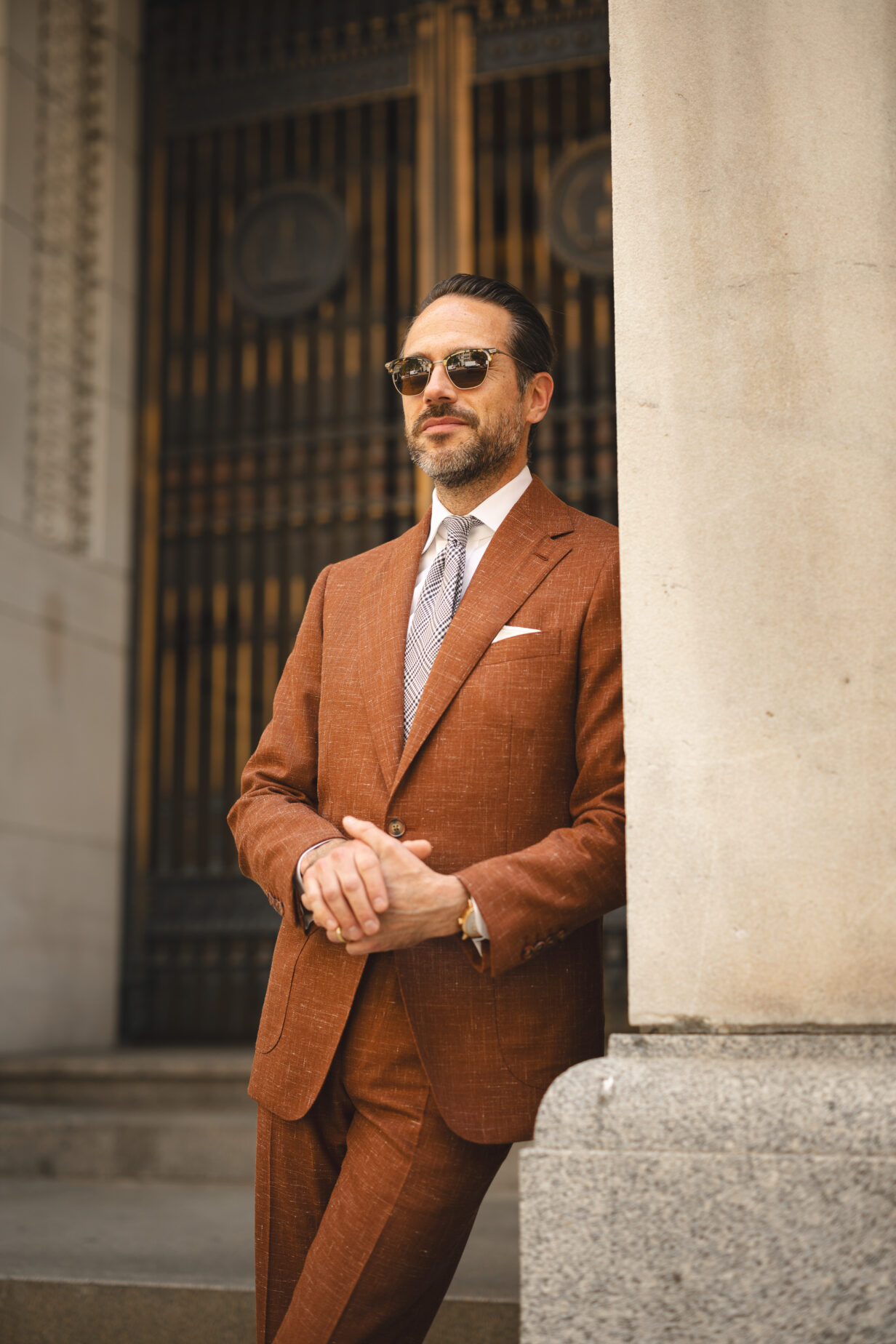 Terracotta Suit For A Wedding: The Trendsetting Groom | He Spoke Style
