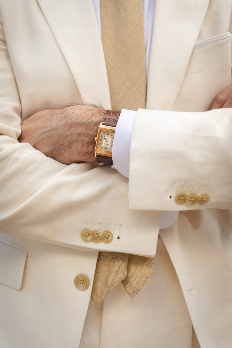 Cream Linen Suit For Men: Elegant Summer Style | He Spoke Style