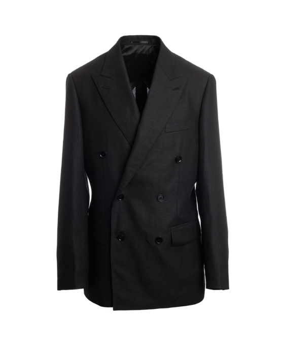 The Men’s Linen Suit in Black Linen | He Spoke Style