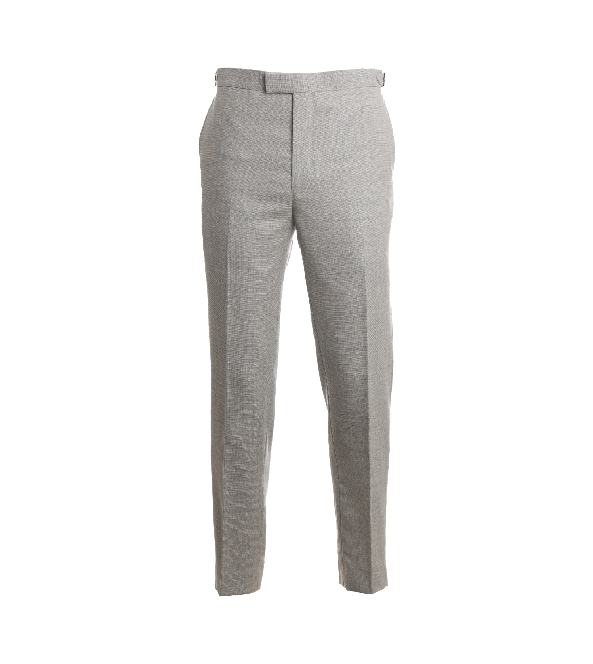 Light Gray Hopsack Suit | Custom-Tailored Elegance