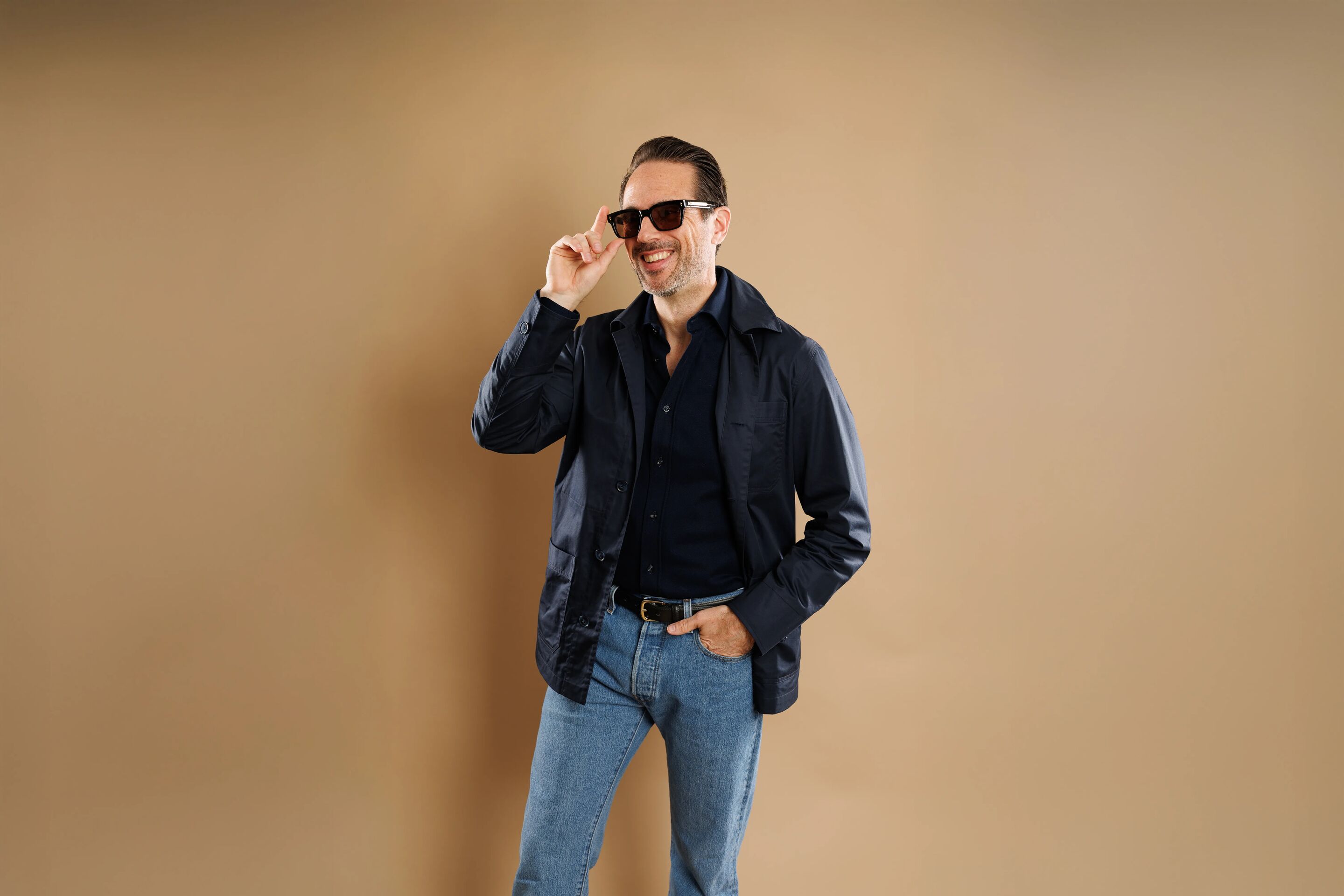 Navy Chore Coat: The Perfect Blazer Alternative for Men | He Spoke Style