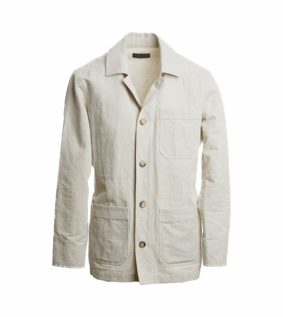 Natural Cotton/Linen Canvas Chore Coat Travel | He Spoke Style